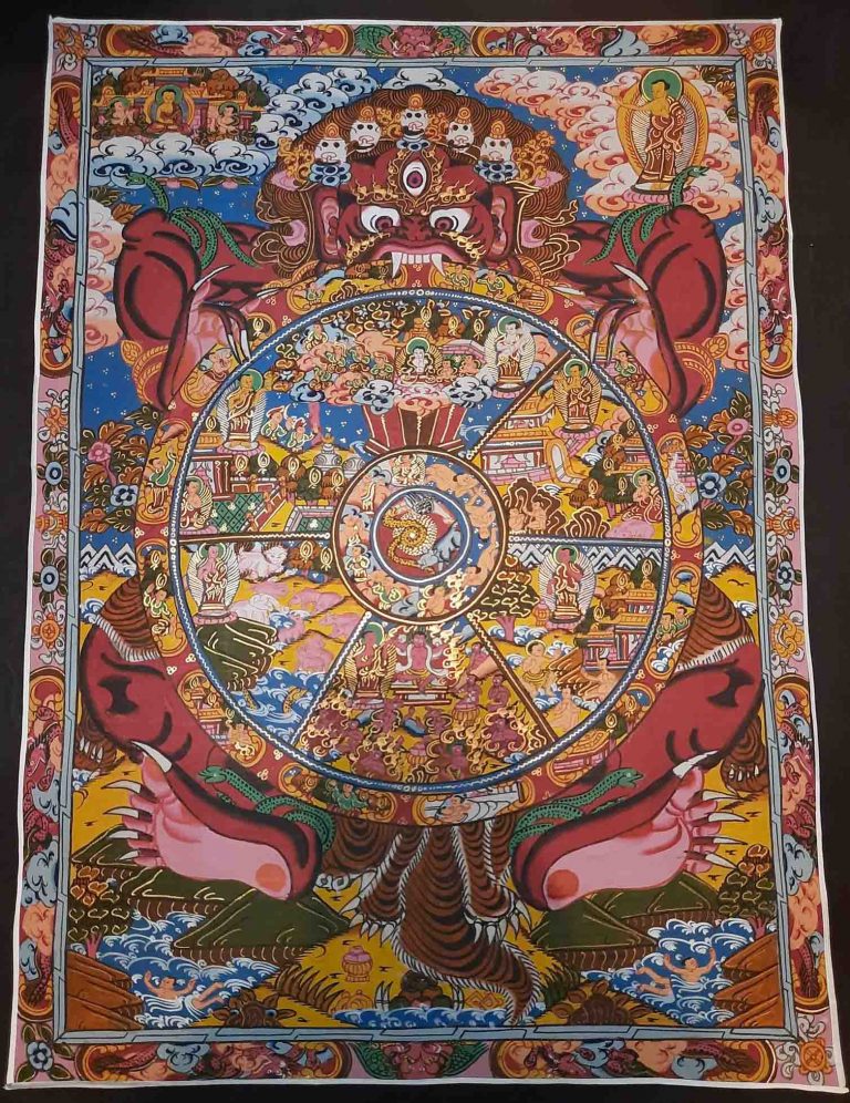 Pauva | Thanka | Thangka |Scroll Paintings | Traditional Nepali Art ...